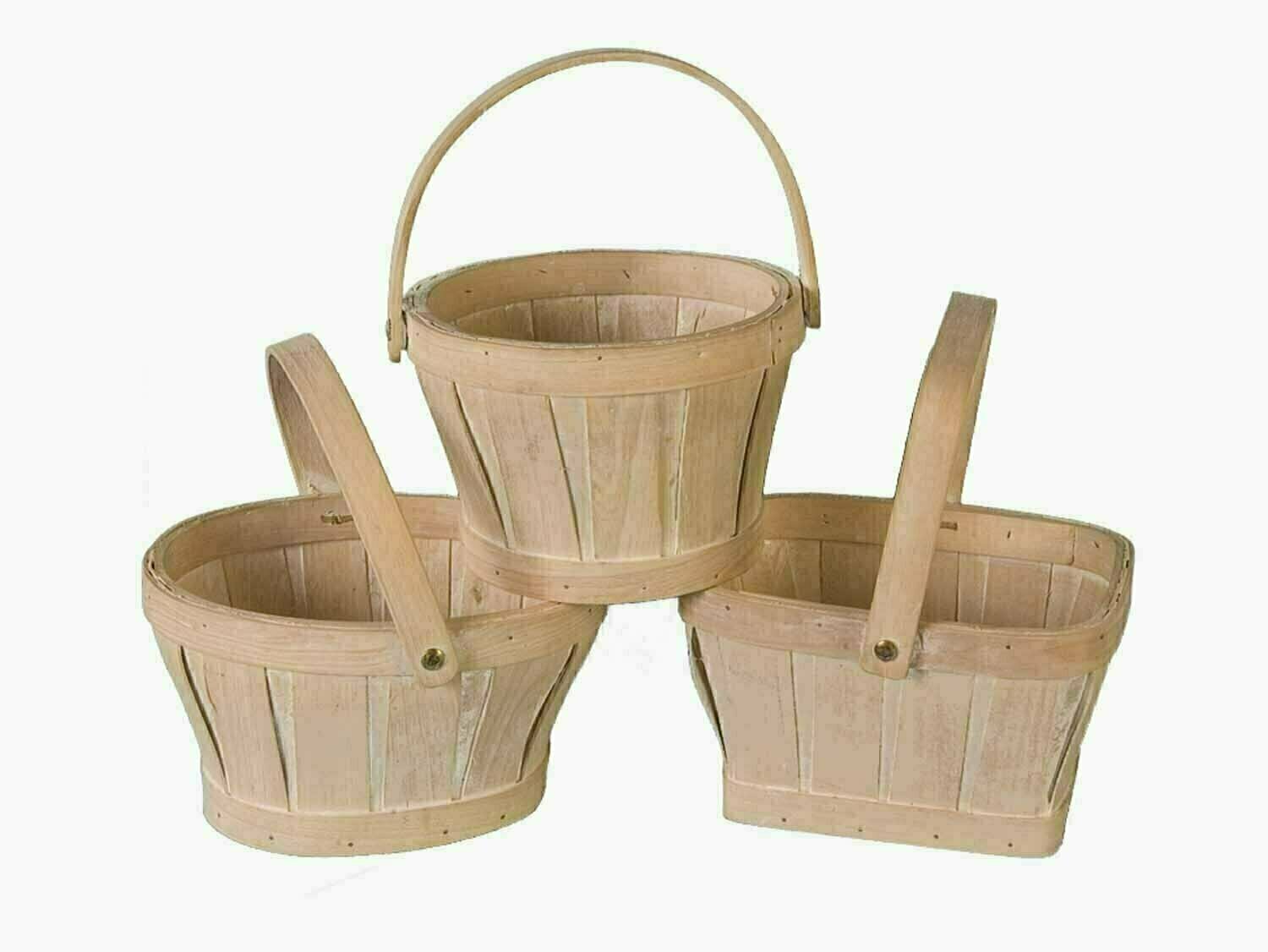 MS1161WW – 3 asst. shape 6”-7” white wash woodchip w/Liner - NSENET