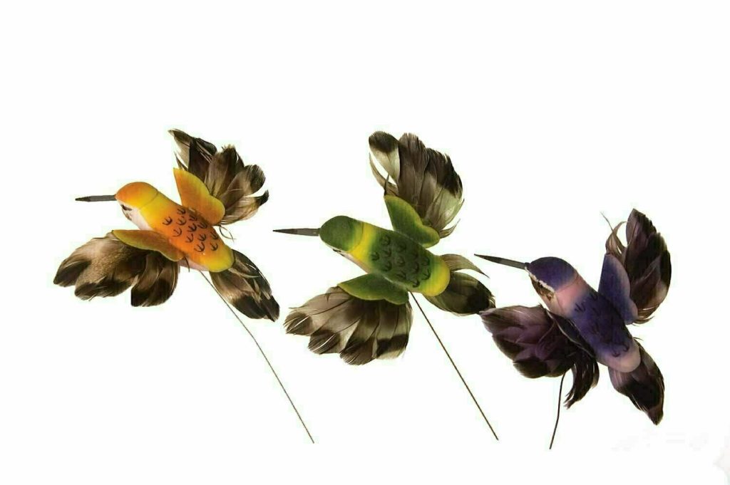 DP2013 – Asst 3.5” Hummingbird on wire “DZ” Min 1 Dz – Case 120 Dozen ...