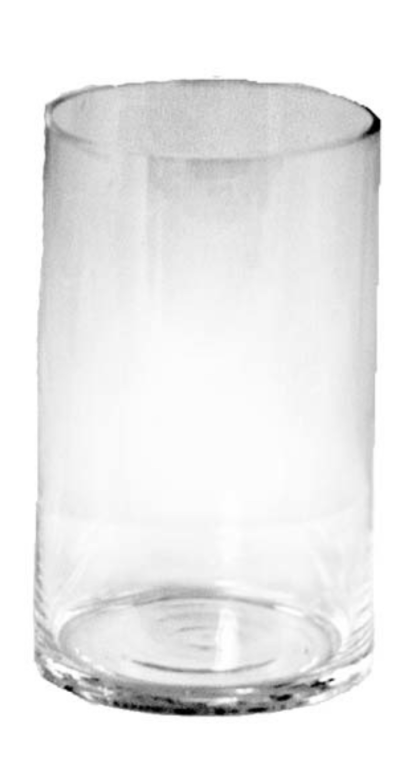 GP3040-8 – 5”x8” Tall blown glass cylinder-“case pk 12” - NSENET